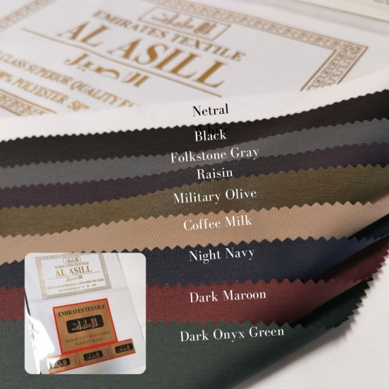 Kain Abaya dan Thobe merek AL Asill Emirate