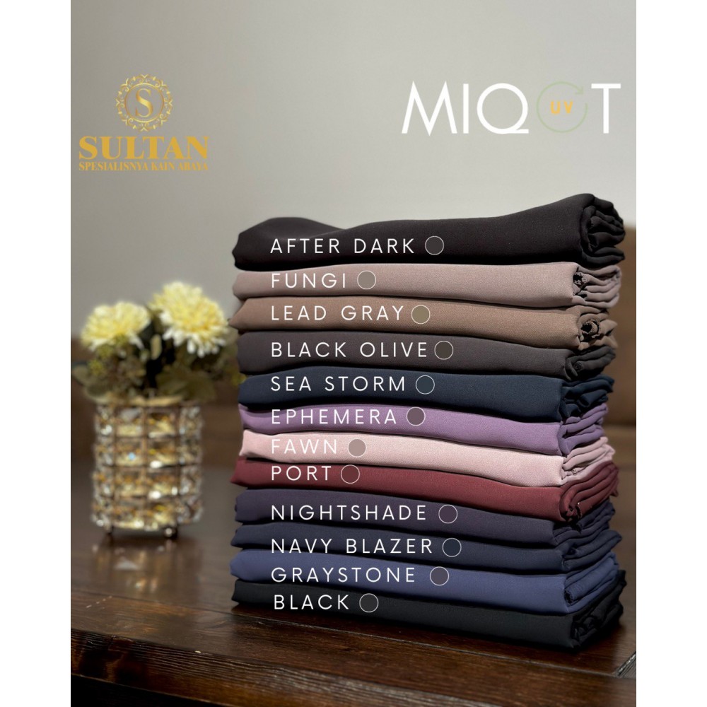 Miqot UPF 80 kain anti UV Bahan Abaya Thobe untuk Umroh dan Haji