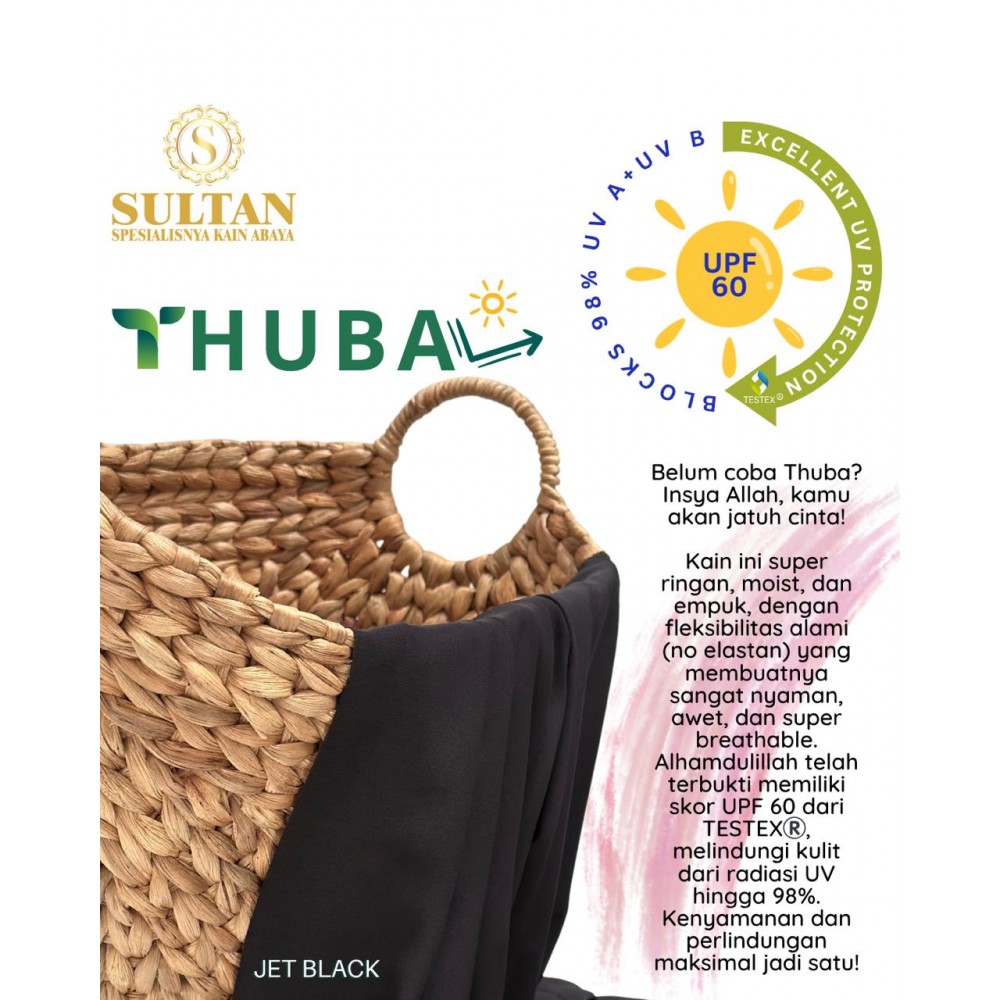 Thuba kain anti UV Bahan Abaya Thobe untuk Umroh dan Haji